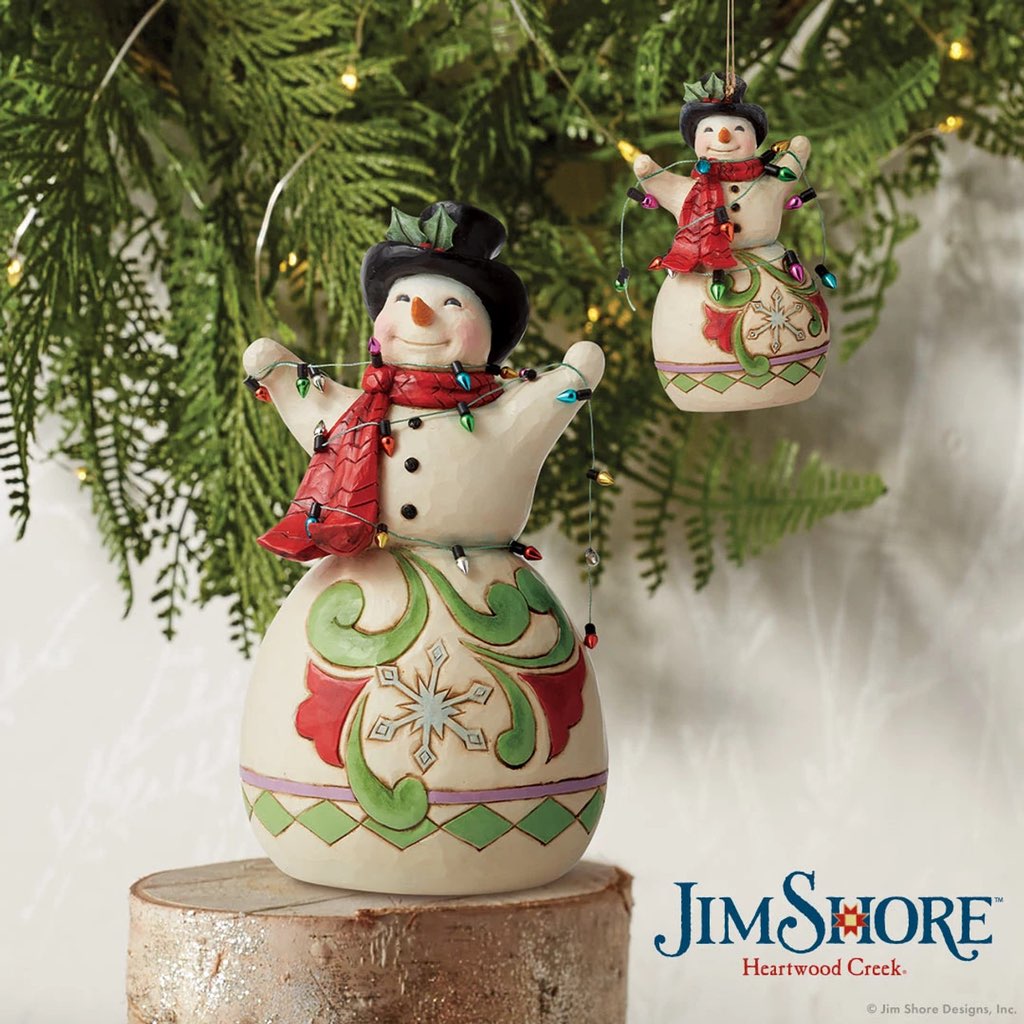 Jim Shore Snowman With Tree Christmas Tree Star Topper – F.A. Dumont