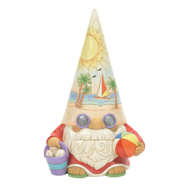 Jim Shore Coastal Gnome Beachball Figurine | Annual Ornaments