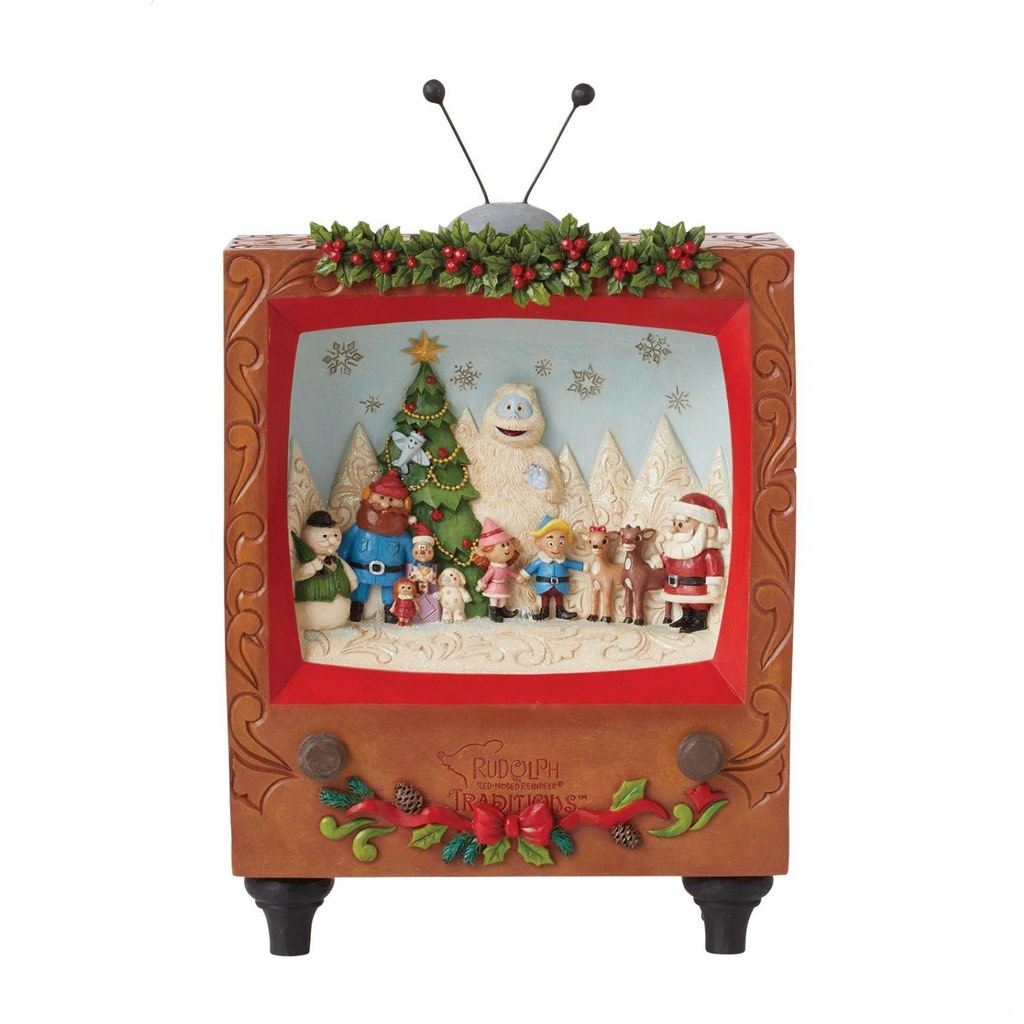 Jim Shore Rudolph The Red-Nosed Reindeer – Tagged "Santa"– Annual Ornaments