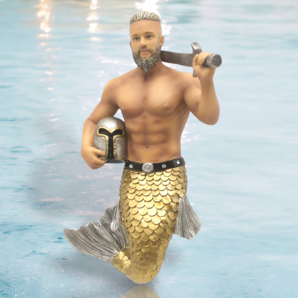 December Diamonds Merman Ornament - Swordfish – Annual Ornaments