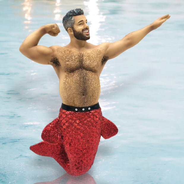 December Diamonds Merman Ornament - Muscle Beach II | Annual Ornaments