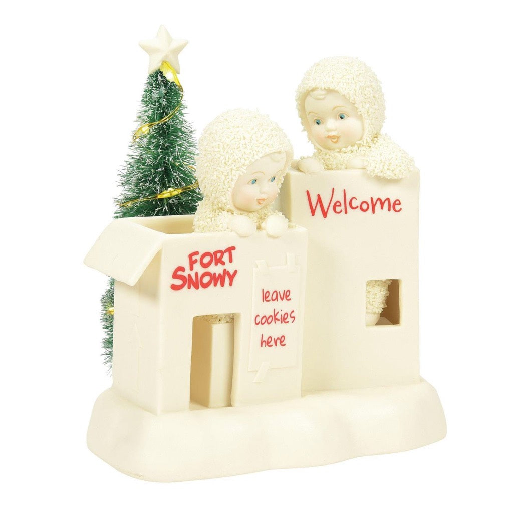 Snowbabies Frosty Frolic Fort Figurine – Annual Ornaments
